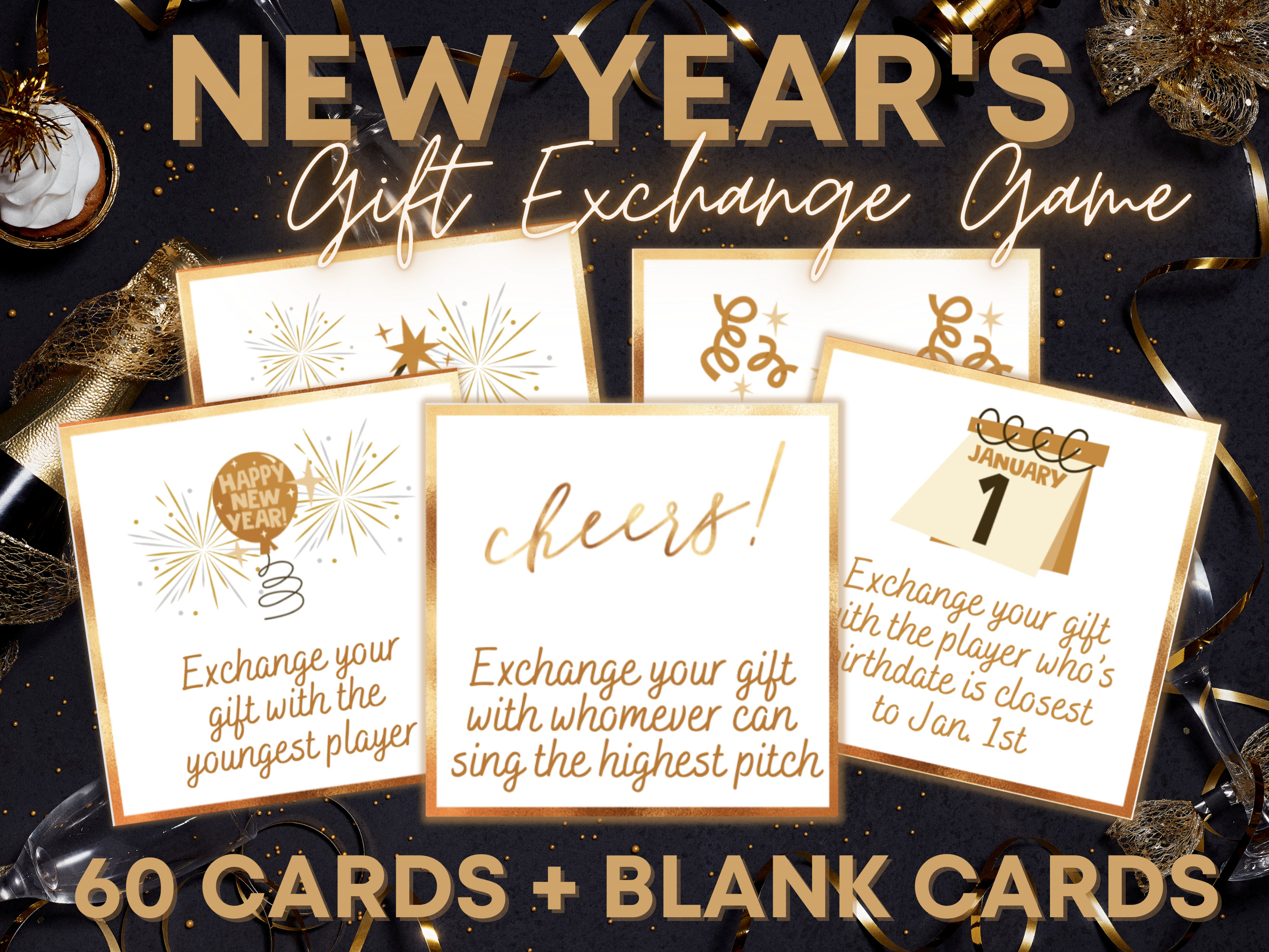 New Year's Game |printable New Year's Eve Game |new Year's Eve Party ...