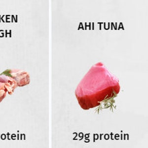 High Protein Foods Reference Chart, PRINTABLE / INSTANT DOWNLOAD. for a ...