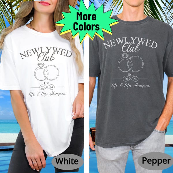 Newlywed Shirts - Etsy