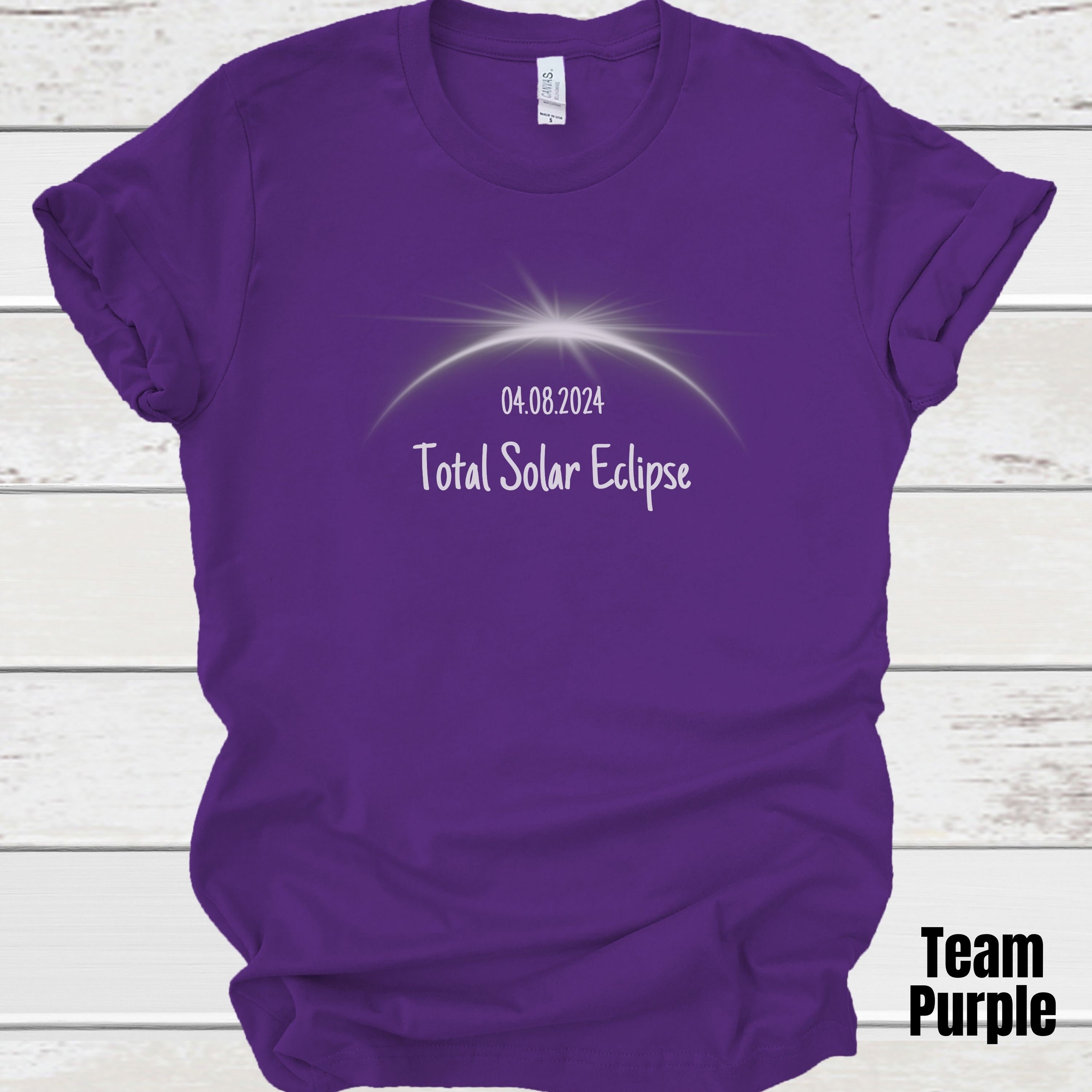 2024 Total Solar Eclipse Tee-shirt, Spring Eclipse Event 2024 Solar ...