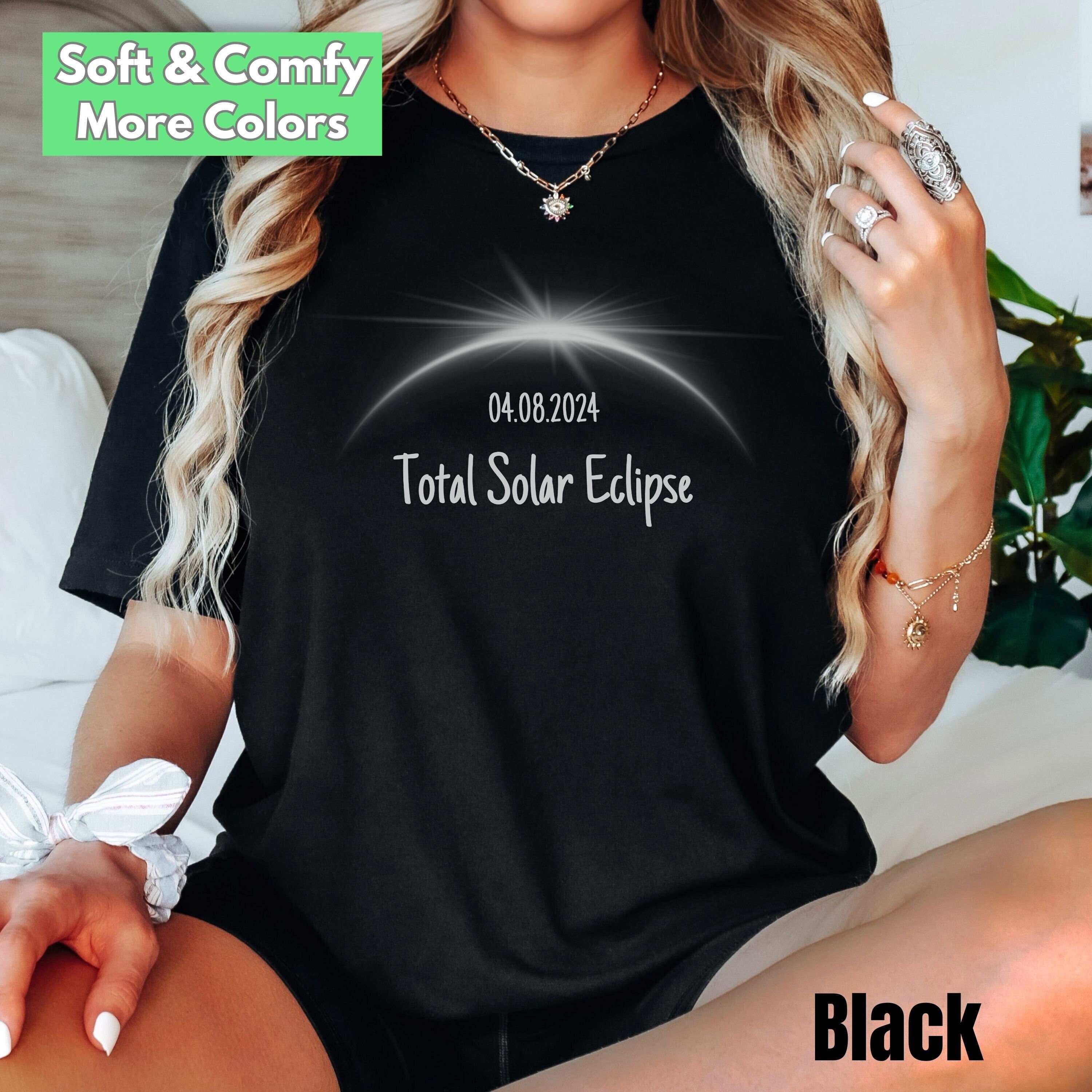 2024 Total Solar Eclipse Tee-shirt, Spring Eclipse Event 2024 Solar Eclipseshirt, April Eclipse ...