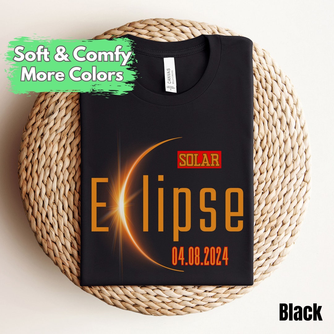 2024 Total Solar Eclipse Tee-shirt, Spring Eclipse Event 2024 Solar ...
