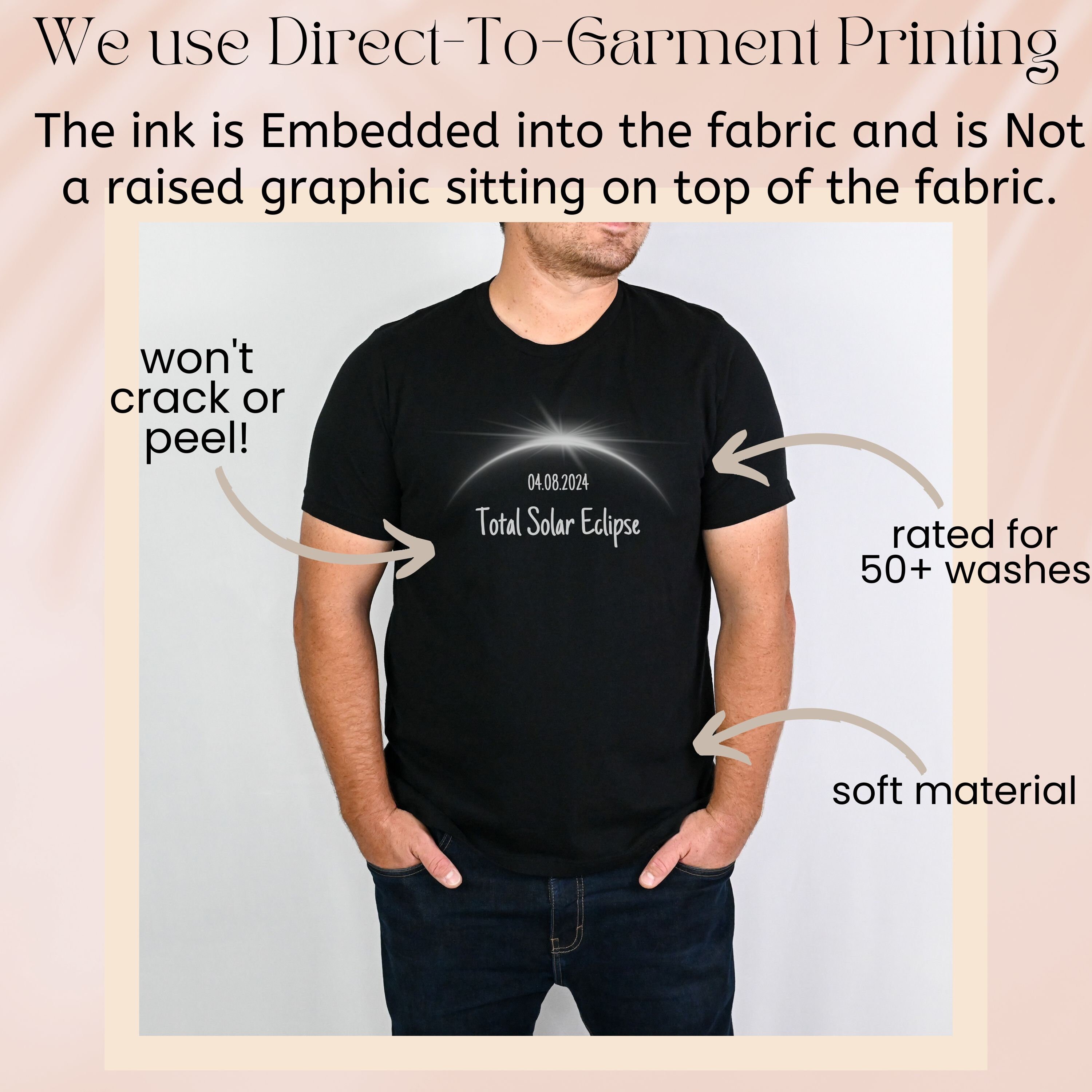 2024 Total Solar Eclipse Tee-shirt, Spring Eclipse Event 2024 Solar ...