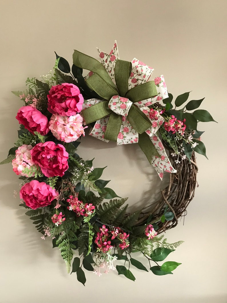Spring Wreath, Summer Wreath, Front Door Wreath - Etsy