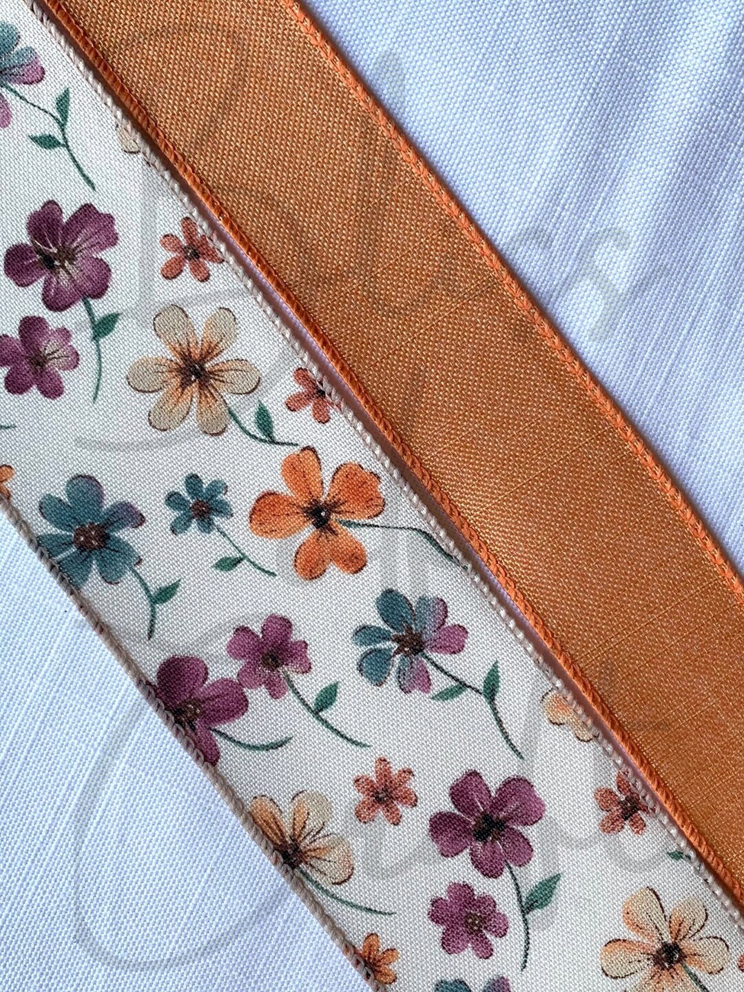 5 YARDS of Members Mark Wired Edge Ribbons of Various Designs and ...