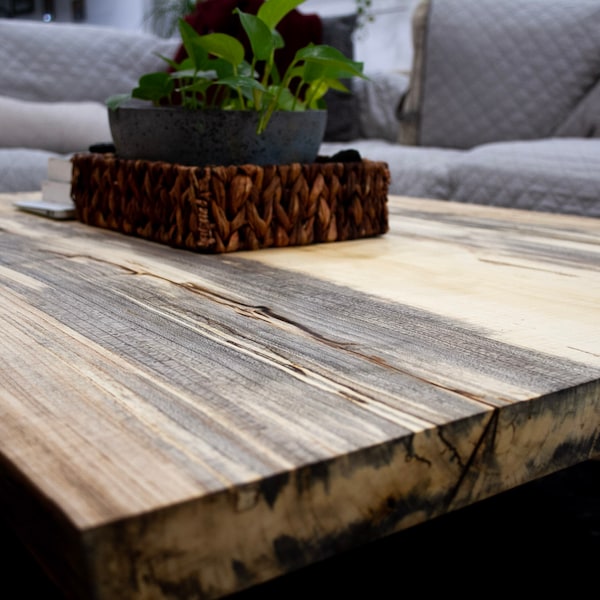 Wood Slab Coffee Table - Etsy