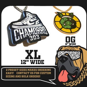 Custom Swag Chain (any Logo or Image, Multiple Chains Available!) - Etsy