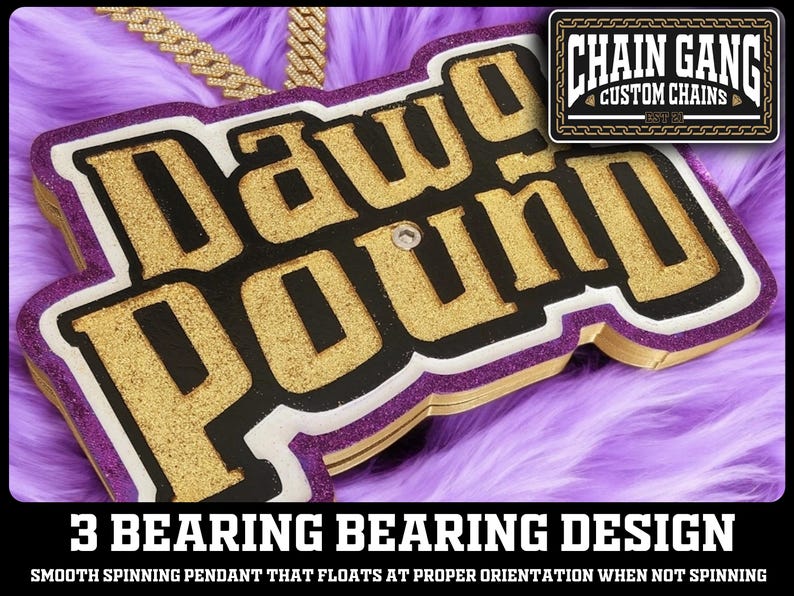CUSTOM SPINNING CHAIN - Etsy