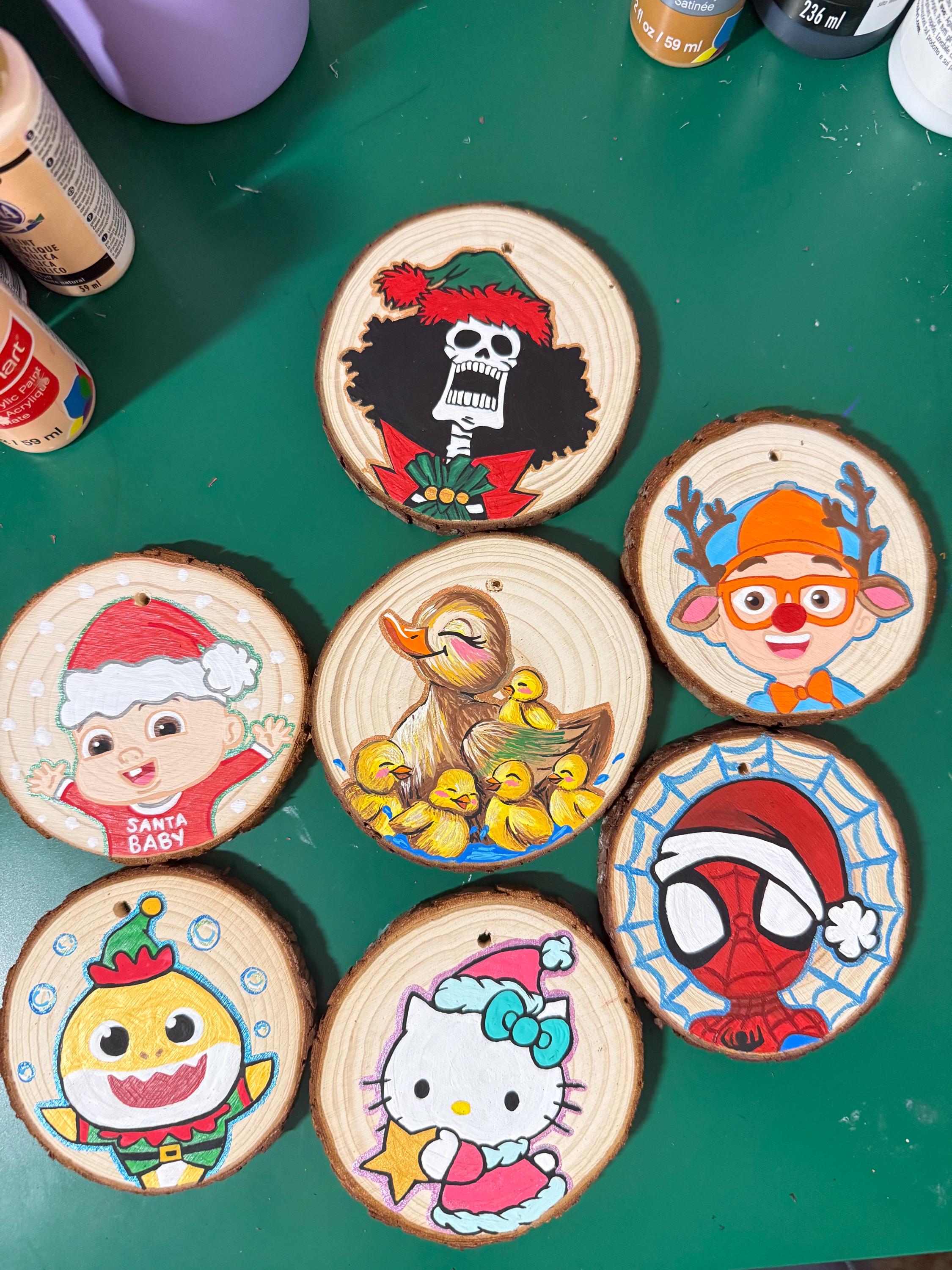 Custom Character Christmas Ornaments - Etsy