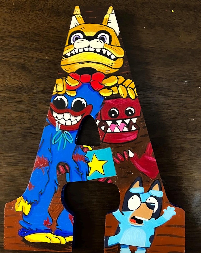 Custom Character Letters - Etsy