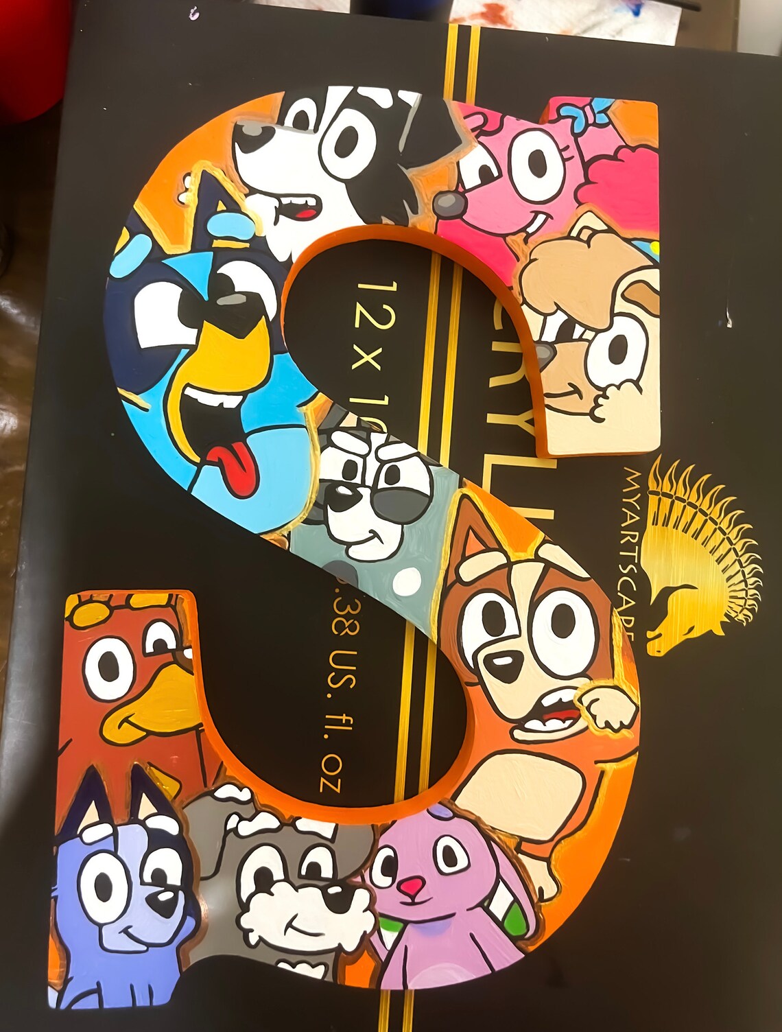 Custom Character Letters - Etsy