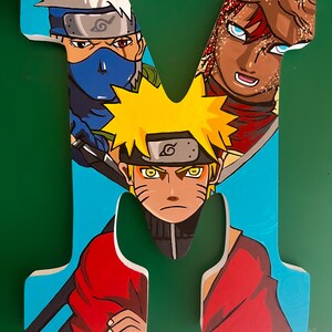 Custom Anime Character Letters - Etsy