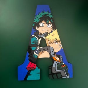 Custom Anime Character Letters - Etsy