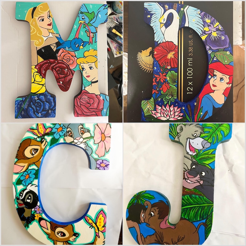 Custom Character Letters - Etsy