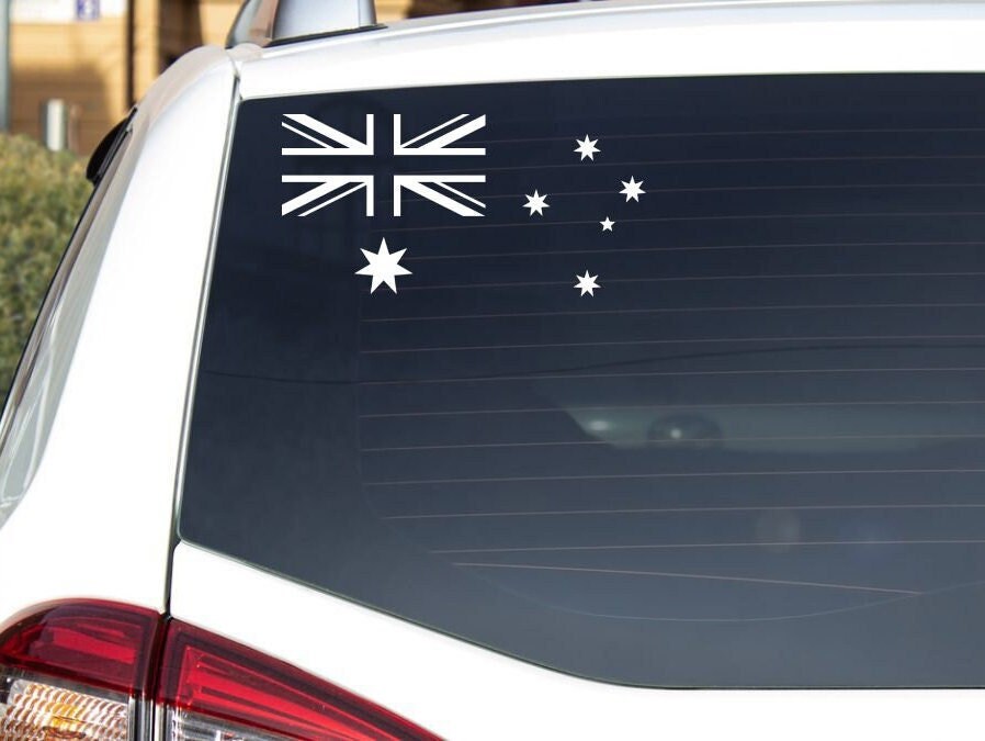 Australia Flag Sticker Vinyl Decal Australia Country Flag - Etsy