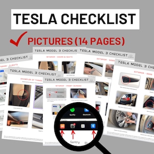 Tesla Model 3 Delivery Checklist 2024 - Etsy