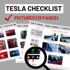 Tesla Model Y Juniper Delivery Checklist 2025 - Etsy