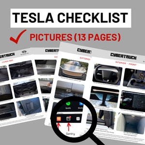 Tesla Cybertruck Delivery Checklist - Etsy