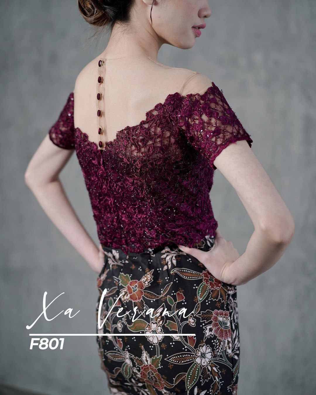 Kebaya Indonesia Modern off Shoulder Dress Women Red Dress - Etsy