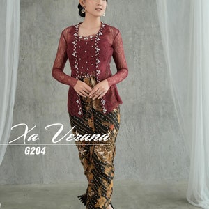 Kebaya Dress, Custom Kebaya Indonesia, Custom Formal Event Dress, One ...