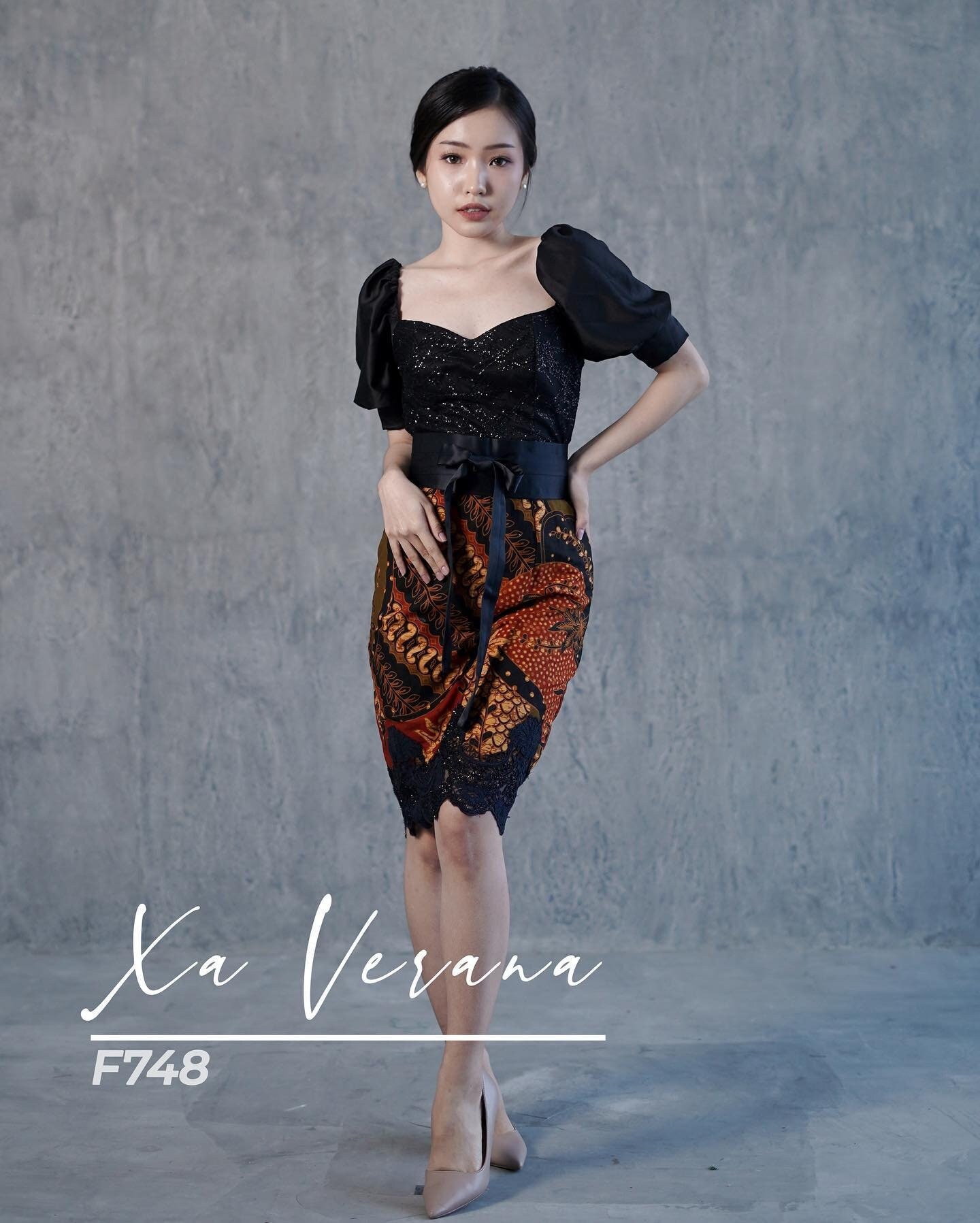 Batik Kebaya Dress: Indonesian Wedding Guest Embroidery Dress - Etsy