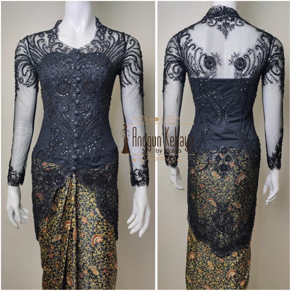 Kebaya Modern Casual Dress Long Kebaya Kebaya Bridesmaid - Etsy