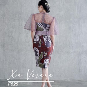 Custom Batik Dress, Batik Indonesia, Abstract Motif Dress, Custom ...