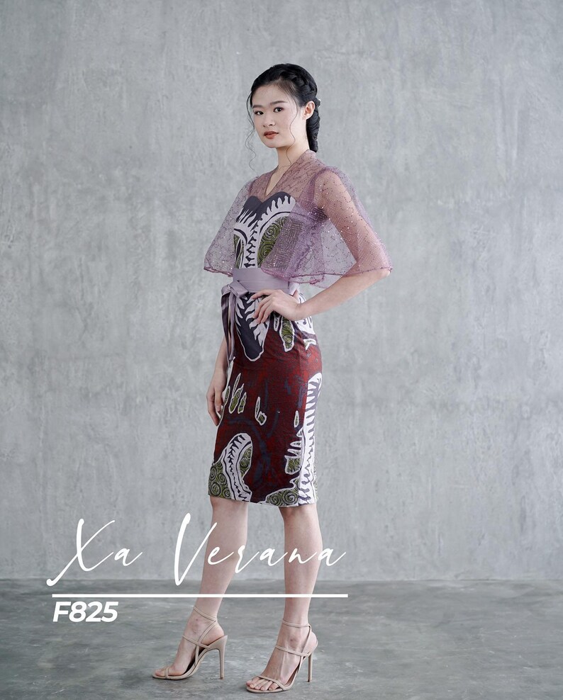 Custom Batik Dress, Batik Indonesia, Abstract Motif Dress, Custom ...