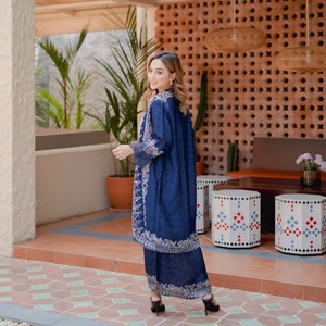 Batik Dress One Set, Loose Fit Batik, Batik Embossed Pattern, Outer ...