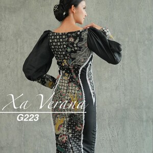 Custom Batik Dress, Luxury Batik Dress, Custom Formal Event Dress - Etsy