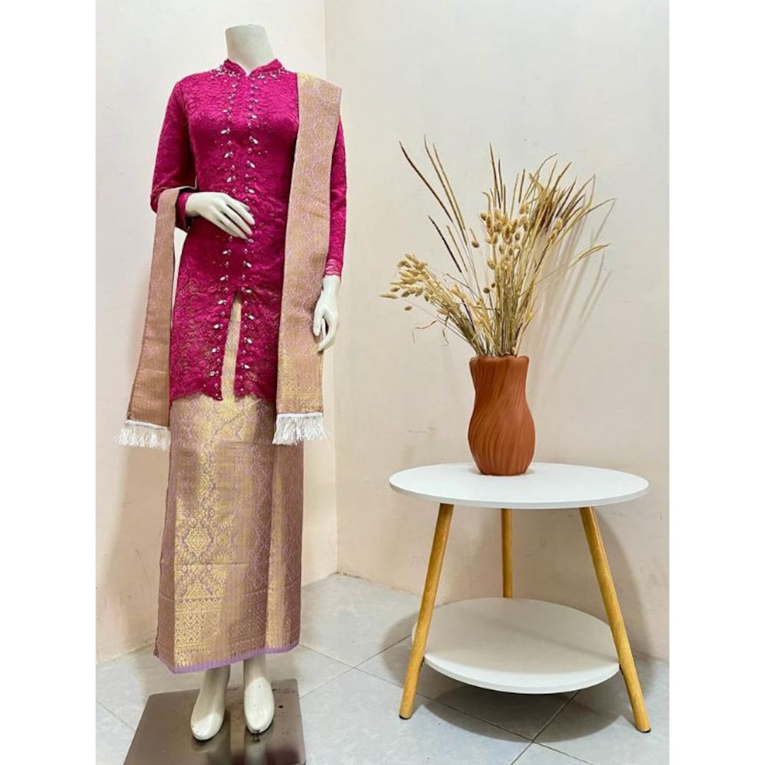 Kebaya Indonesia, Kebaya Songket, Custom Formal Event Dress, Wedding ...