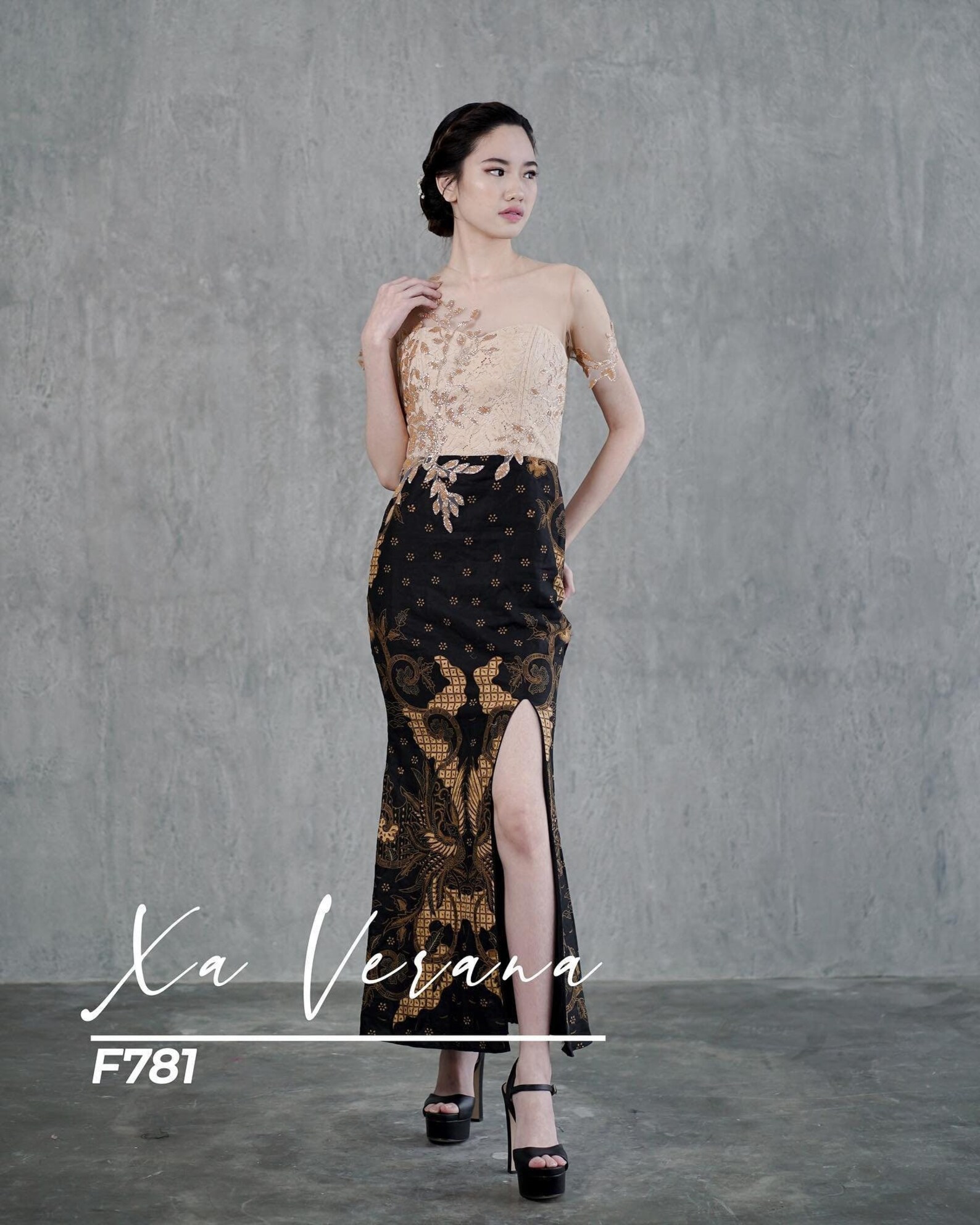 Kebaya for Bride, Personalized Bride Kebaya, Beige Kebaya Women Dress ...