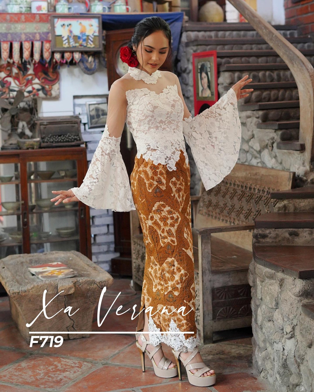 Kebaya Wedding, Bride Batik Skirt,indonesian Bride,wedding Dress ...