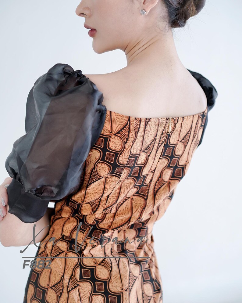 Custom Batik Dress Indonesia Formal Event Dress Wedding - Etsy