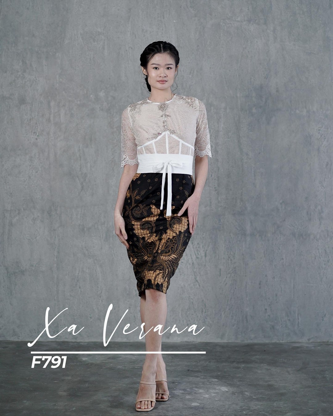 Kebaya White, Wedding Guest Dress, Bridesmaid Dress, Personalized ...