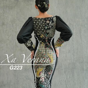 Custom Batik Dress, Luxury Batik Dress, Custom Formal Event Dress - Etsy