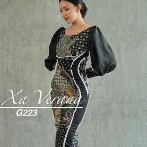 Custom Batik Dress, Luxury Batik Dress, Custom Formal Event Dress - Etsy