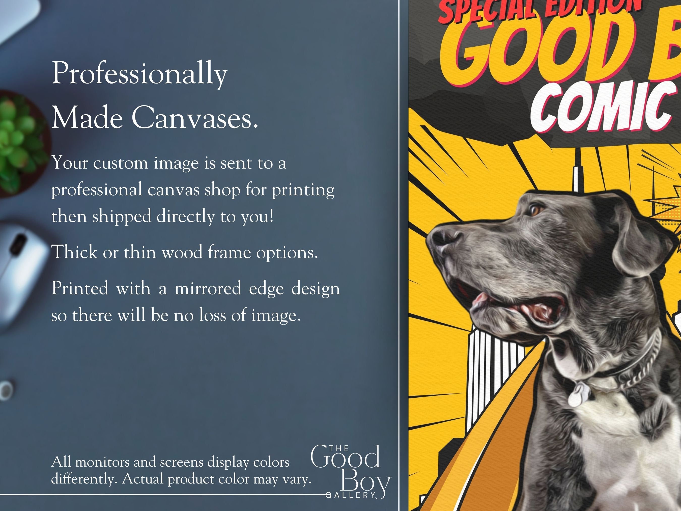 Custom Comic Book Magazine Cover Pet Portrait. Made From Photo of Your ...