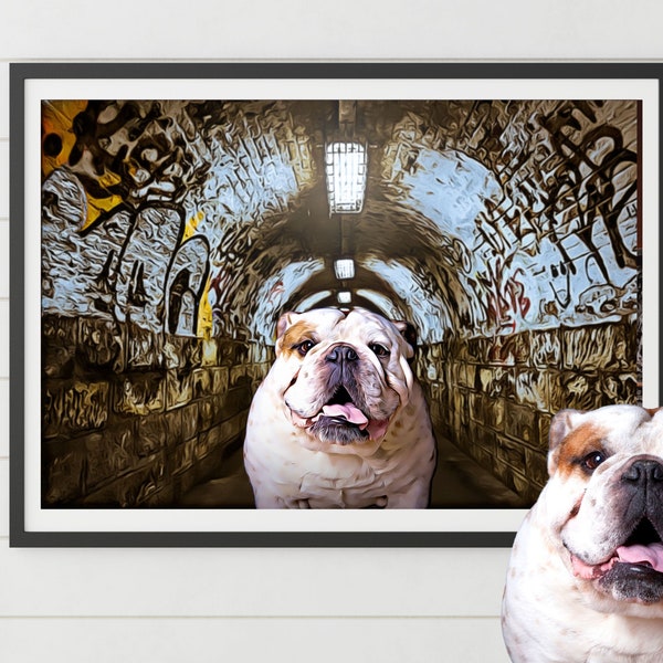 Dog Subway Art - Etsy