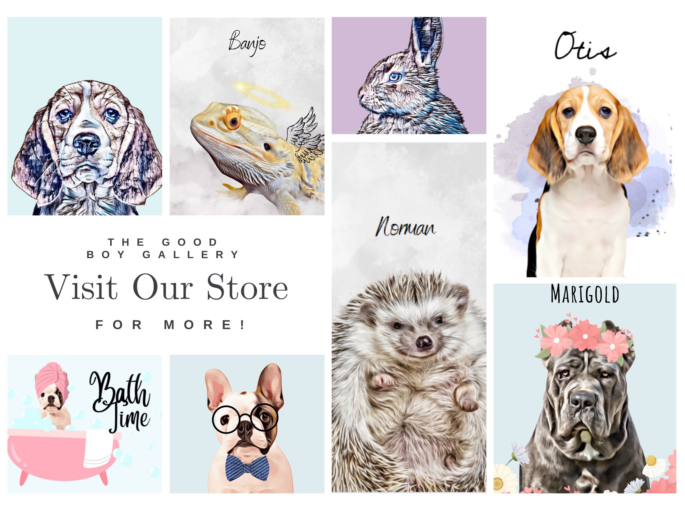 Custom Bearded Dragon Pet Portrait Art. Reptile Pet Canvas - Etsy