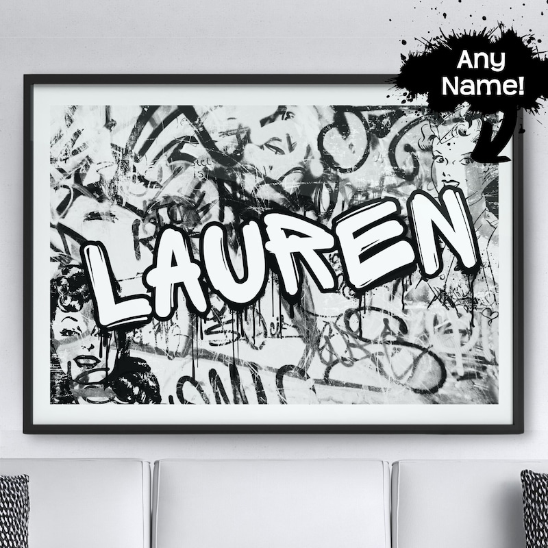 Custom Name Art - Etsy
