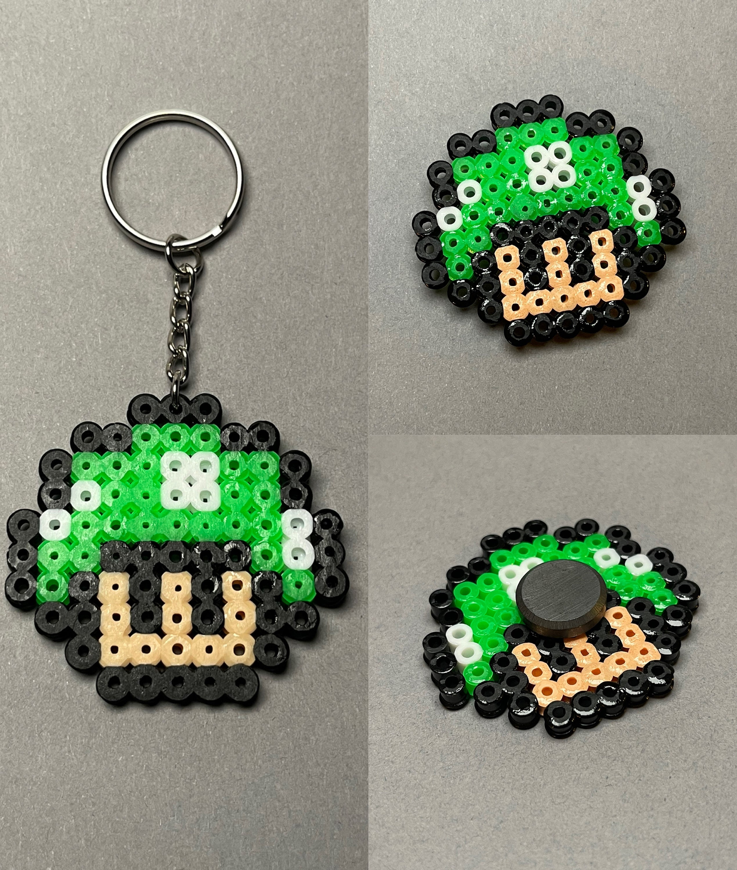Super Mario Themed Perler/hama Bead Keyring/fridge Magnet - Etsy