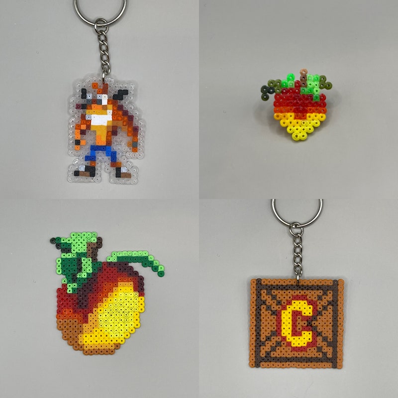 Crash Bandicoot Perler Beads - Etsy