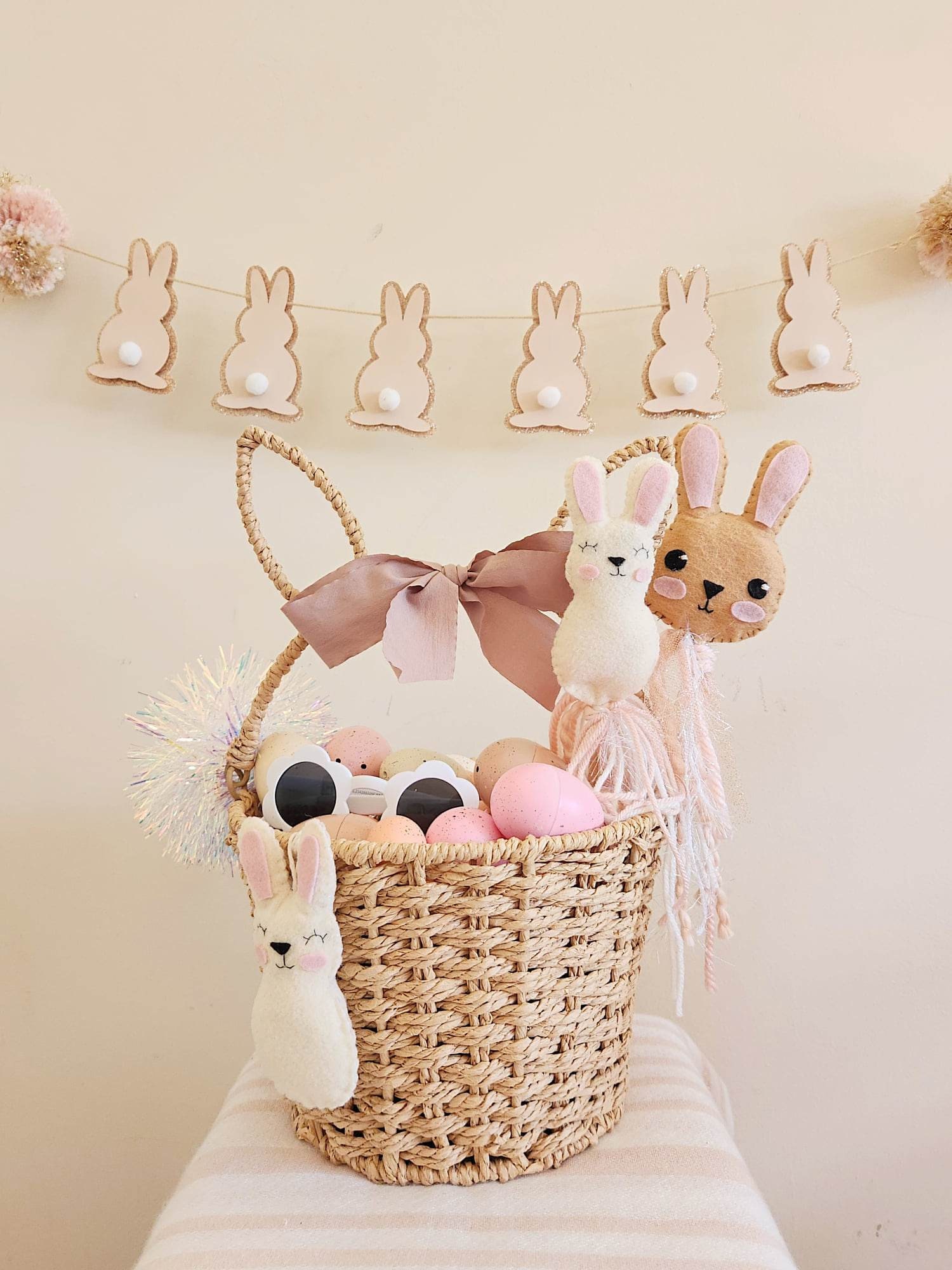 Bunny Wands, Easter Wands, Felt Wands, Spring Wands, Pretend Play Felt ...