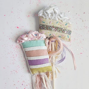 Birthday Cake Wand, Felt Cake, Birthday Theme , Sprinkle Theme Party ...