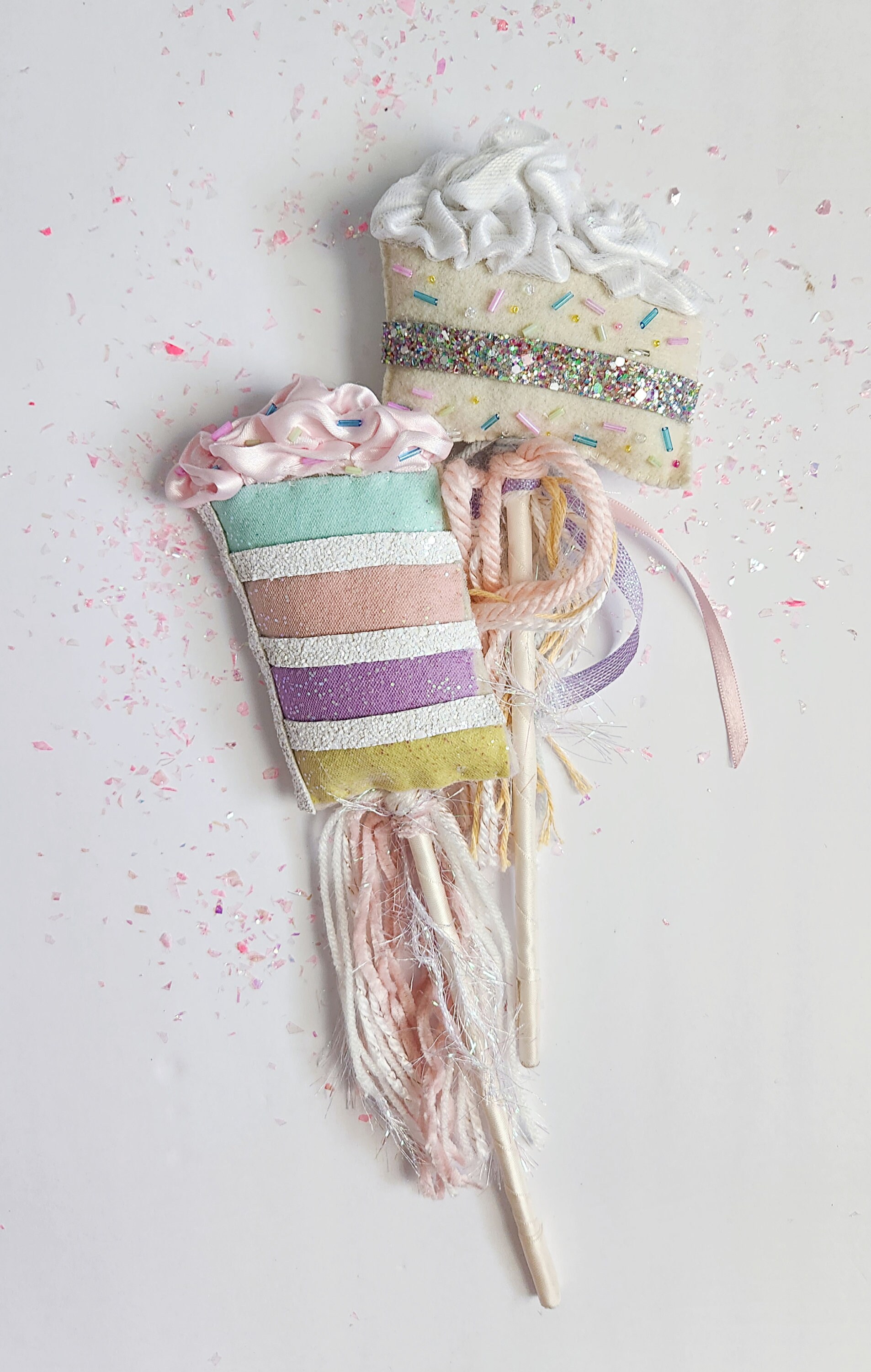 Birthday Cake Wand, Felt Cake, Birthday Theme , Sprinkle Theme Party ...