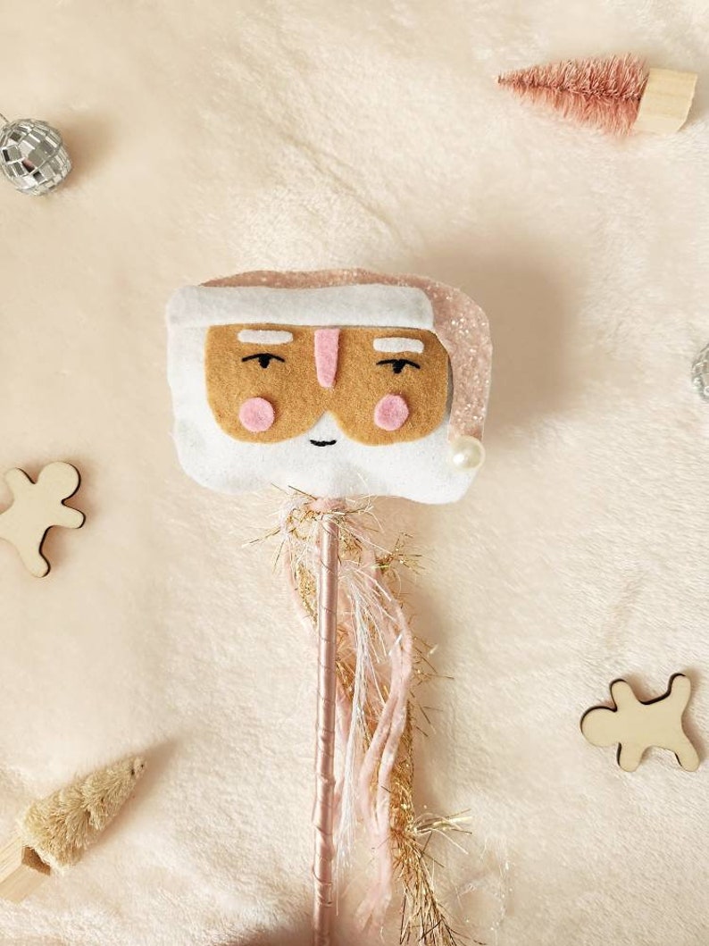 Felt Santa Wand, Party Basket Wands , Christmas Wands, Anthropologie ...