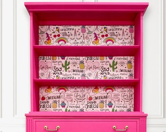 Hot Pink Bookshelf - Etsy