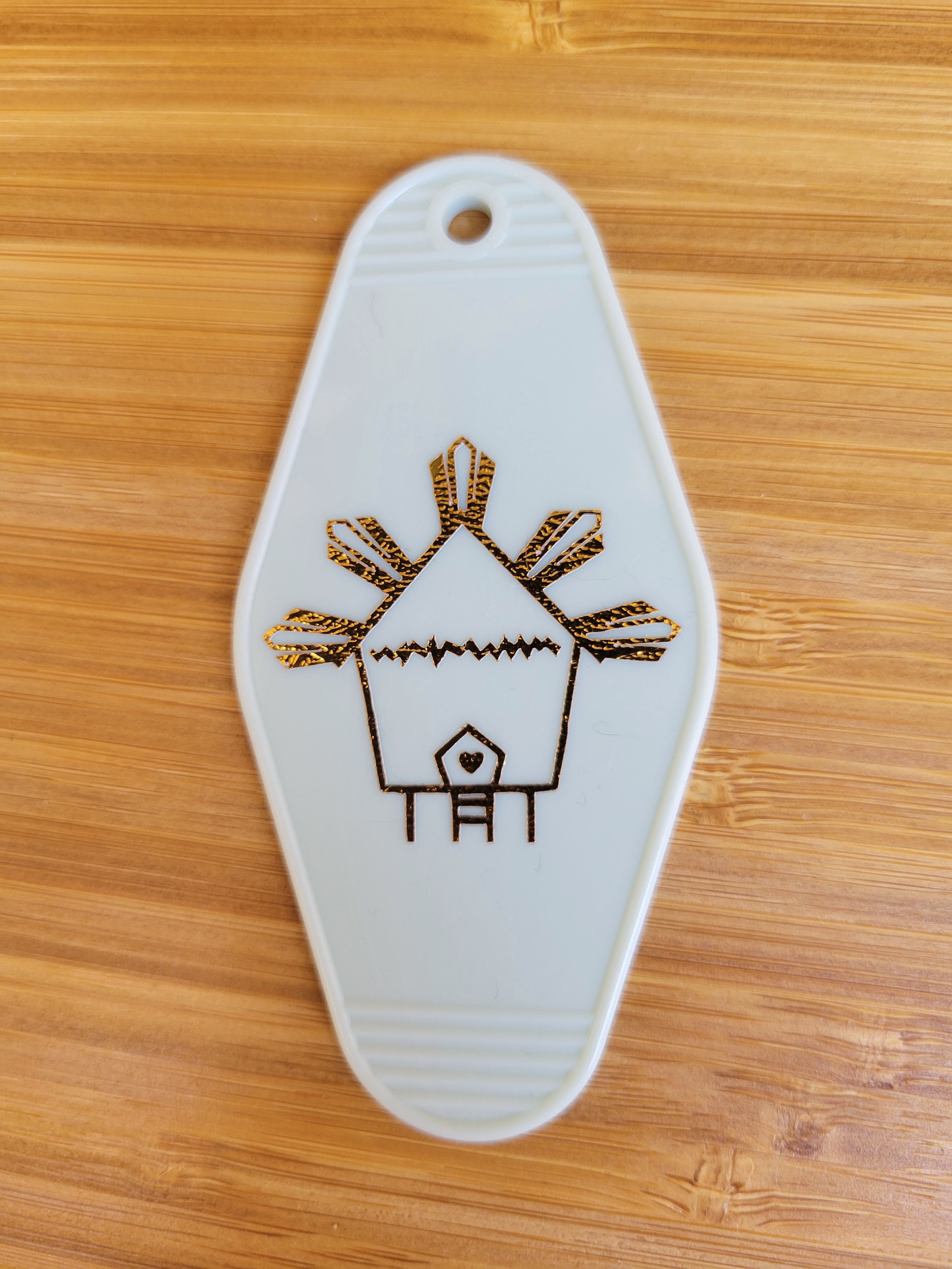 Bahay and "i'm on Filipino Time" Filipino Key Chain - Philippines Key ...