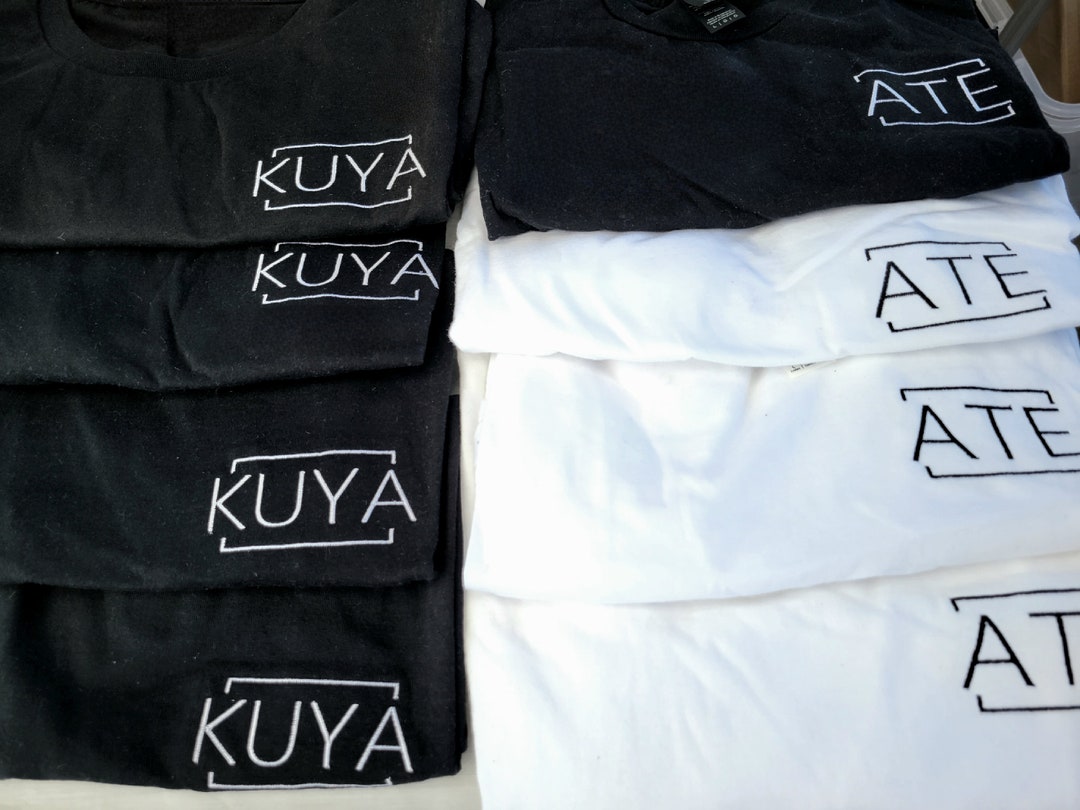 Kuya & Ate Filipino T Shirt Philippines Big Brother and Big Sister in ...